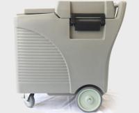 China Insulated Plastic Ice Transport Cube Storage Box Ice Caddy Cart 125L UV-resistant for sale