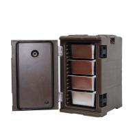 China 120L Catering Turnover Insulation Box School Cafeteria Ice Meal Hotel Dining Vertical Food Box for sale