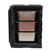 China Commercial Food Warmer Thermal Hot Box Ultra Insulated Food Pan Carrier Container With Dolly for sale