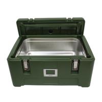 China Factory Directly Sale 30L Insulated Food Transport Containers Hot Food Transport Container Green for sale