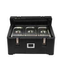 China Plastic LLDPE Restaurant Foodservice Container Insulated Food Carrier Thermal Box For Catering for sale