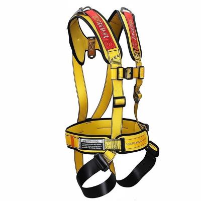 China Meets ANSI Z35911 And OSHA Standards Safety Full Body Harness With Padded Shoulder And Leg Straps For Comfort Fall Arrest System for sale