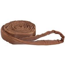 China 6000kg Polyester Endless Round Sling Safety Protection Sleeve Attached for sale