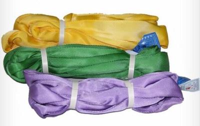 China 4 Inch Ply Duplex Webbing Sling , High Strength Adjustable Lifting Slings for sale