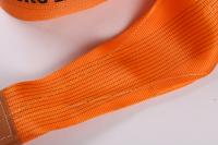 China 12 Ton 7:1 Double Eye Webbing Sling Manufacturer | CE / GS Certified Polyester Lifting Sling Supplier in China for sale