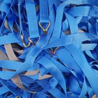 China Heavy Duty 4-Ton 5-Meter Ratchet Tie Down Strap - High-Tenacity Blue Polyester Webbing with Double J Hooks for sale