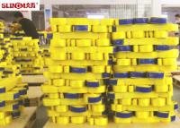 China ASMEB30.9 Yellow 2 Inch Flat Webbing Sling High Tenacity For Heavy Goods for sale