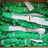 China Green Polyester Endless Round Sling Vertical 6000 LBS 5-1 DESIGN FACTOR for sale