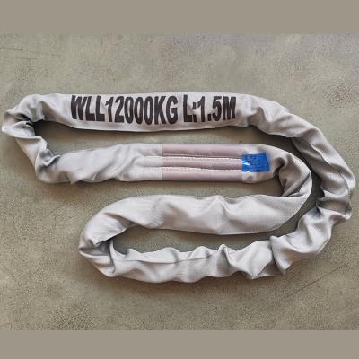 China 28mm Diameter Polyester Lifting Sling Offering Good Chemical Resistance and Oem Engineered for Industrial Hoisting Solutions for sale