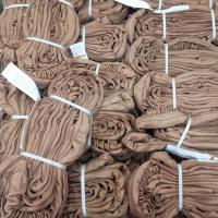 China Tan Polyester Round Sling Heavy Duty Jacket Twill Weave Pattern Vertical 6 Tons for sale