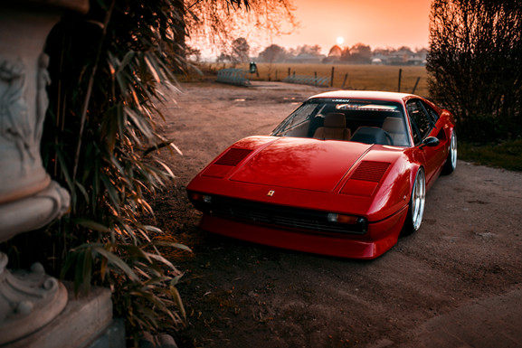 Red ferrari 3 piece wheel - brwheel