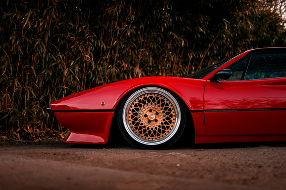 Red ferrari 3 piece wheel - brwheel