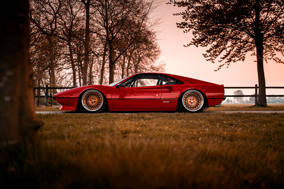Red ferrari 3 piece wheel - brwheel