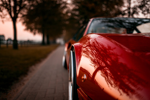 Red ferrari 3 piece wheel - brwheel-deep dish