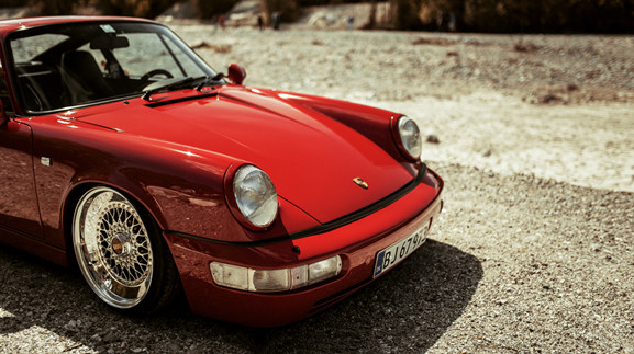 Red Porsche BBS wheels -brwheel slant lip 21 inch