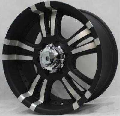China 20 Inch Black Aftermarket Off Road Wheels with Machined face 4x4 Cheap Alloy Rims for Pickup and Trucks for sale