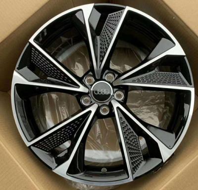 China BA47 Custom Forged Monoblock Wheels Glossy Black and Machined Face Made Of 6061-T6 Aluminum 8000 Ton Forging Process for sale