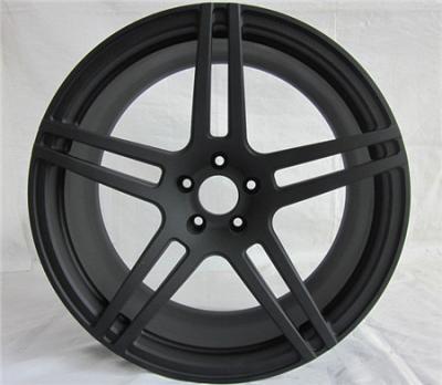 China BA17/ 20 inch Monoblock 5 spoke wheels /Chevrolet forged wheels/Matt Black rims/Aluminum alloy 6061 T6 for sale