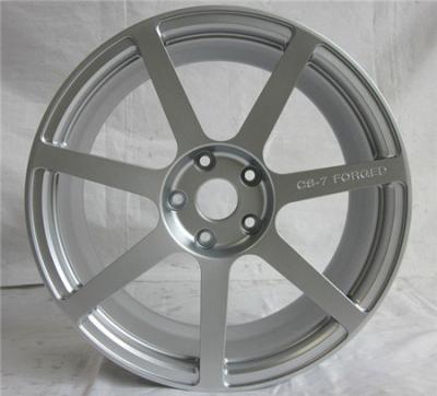 China BA11/custom 17inch to 22 inch single wheels /forged wheels/silver 7 spoke rims/Aluminum alloy 6061 T6 for sale