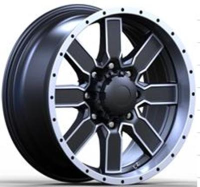 China 20 Inch Off Road Aluminum Wheels Aftermarket 4x4 Black Truck Rims for Pickup for sale