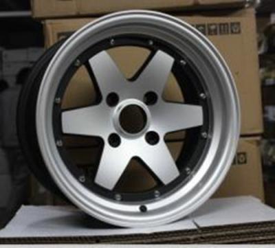 China BC17 Mitsubishi Nissan Honda Chevrolet 15*7J 4*114.3 deep dish casting wheels silver Black for sale