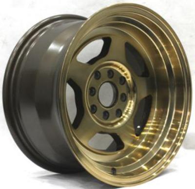 China BC35 Black 15*8J 4*100 114.3 deep dish cast rims NISSAN PROTON DAEWOO VOLVO for sale