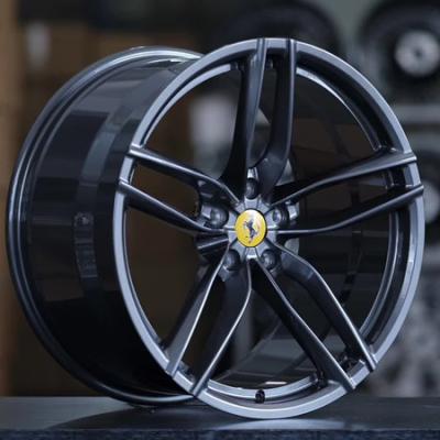 China BA61 Black Ferrari 458 488 812 599 F12 Wheels Custom Forged Monoblock Rim for sale