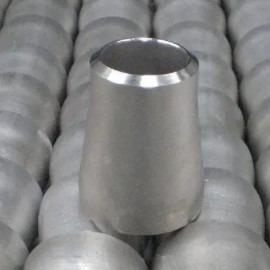 China Duplex 32750 Stainless Steel Pipe Fittings ASME B16.11 Butt Welding Forged Pipe Reducer for sale