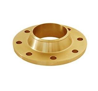 China ASME B16.5 C71500 Flange CUNI 90/10 C70600 SCH80 CL150 RF Neck Steel Pipe Flange for sale