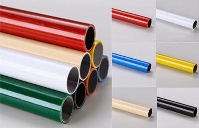 China Multi Color ESD Black Lean Pipe PE Coated 0.8MM / 1.0MM / 1.2MM Thickness Pipe for sale