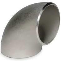 China ASTM B466 UNS C70600 Sliver Pipe Fittings Radius 90 Degree Elbow for sale