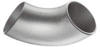 China Duplex Stainless Steel Pipe Fittings 90 Degree Elbow Long Radius Bend UNS S32750 for sale
