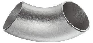 China Duplex Stainless Steel Pipe Fittings 90 Degree Elbow Long Radius Bend UNS S32750 for sale