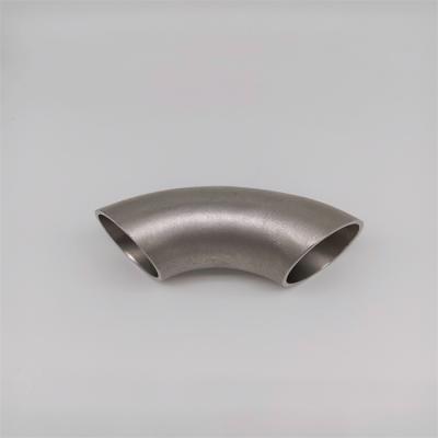 China Butt Weld Stainless Steel ASTM B466 316L Bevel End Long Radius 90 Degree Elbow for sale
