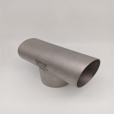 China Butt-welding Equal Tee Silver Gas Water Heating Pipe Fitting Equal 90 Degree for sale