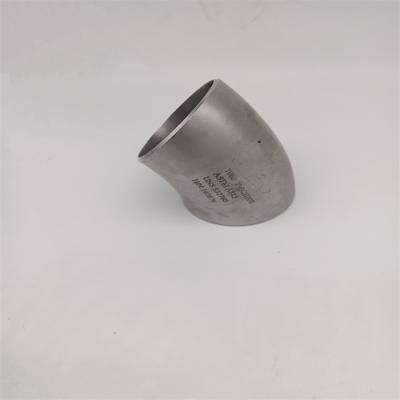 China Welding Pipe Stainless Steel Sanitary Short Radius 45 Degree Elbow for sale