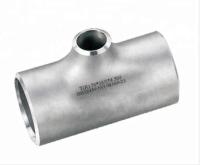 China Stainless Steel Pipe Fittings Duplex Stainless Steel Reducing Tee UNS S2205 SCH80 ASME B16.9 for sale