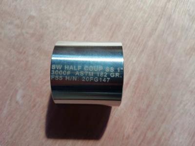 China Alloy Steel Pipe Fittings F55 Socket Welding Coupling 3000 #  1 