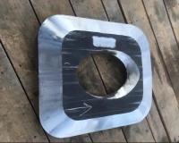 China Carbon Steel Pipe Fitting Pipe branch Reinforcing Pad 90 STD-SCH20 ASTM A516 Gr. 70 50