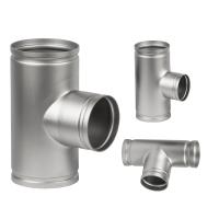 China Butt Welding Fittings Super Duplex Stainless Steel Reducing Tee S32750 5 X 4 ASME B16.9 for sale