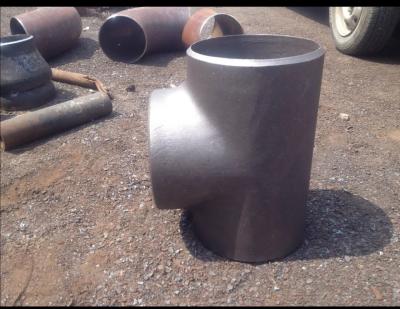 China Butt-Welding UNS S31803 Duplex Stainless Steel Reducing Tee Tube 4 X 2 ASME B16.9 for sale
