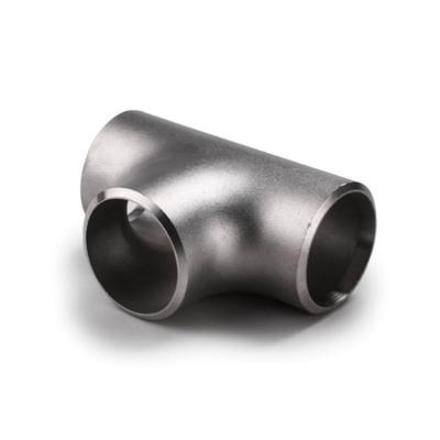 China Duplex Stainless Steel Pipe Fittings Equal Tee A182 Gr.F51 ASME B16.9 SCH80 for sale