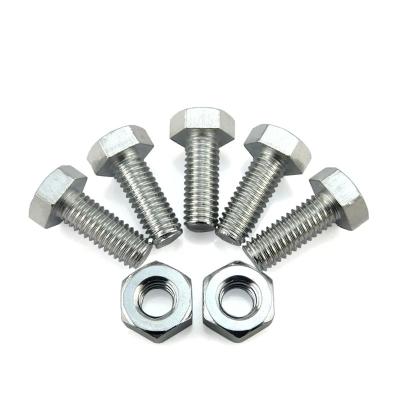 China M12 M16 A2-70 A4-70 A4-80 SS304 SS 316 Hex Bolts And Nuts S32750 32760 for sale