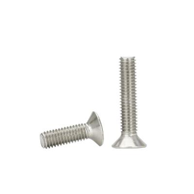 China Fastener Manufacturers 304 Stainless Steel Flat Head Hexagonal Screw Socket Bolt Screws for sale