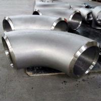 China Super Duplex Stainless Steel Pipe Fittings 90D Elbow Short Radius Bend SCH40 UNS S32750 for sale