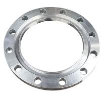 China Gr5 Alloy Titanium Flat Welding Flange Class 150 Slip On Flange Natural Gas Pipe Fittings for sale