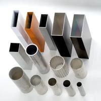 China 60617075 aluminum tube industrial round square aluminum pipe rectangular anodized extruded alloy metal aluminum tubes pr for sale
