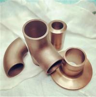 China Copper Nickel Alloy Pipe Fittings Butt Welding Alloy Elbows Tees Couplings Stub End For Ship for sale