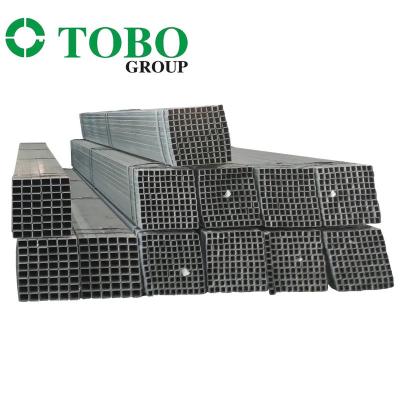 China Promotions Q235 Zinc coated Steel Rectangular Metal Iron gi Square Pipe Tube for sale
