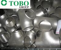 China Sch10 - Sch180 12''*10'' S32550 Super Duplex Stainless Steel Reducing RED Tee Seamless Butt Weld Pipe Fitting for sale